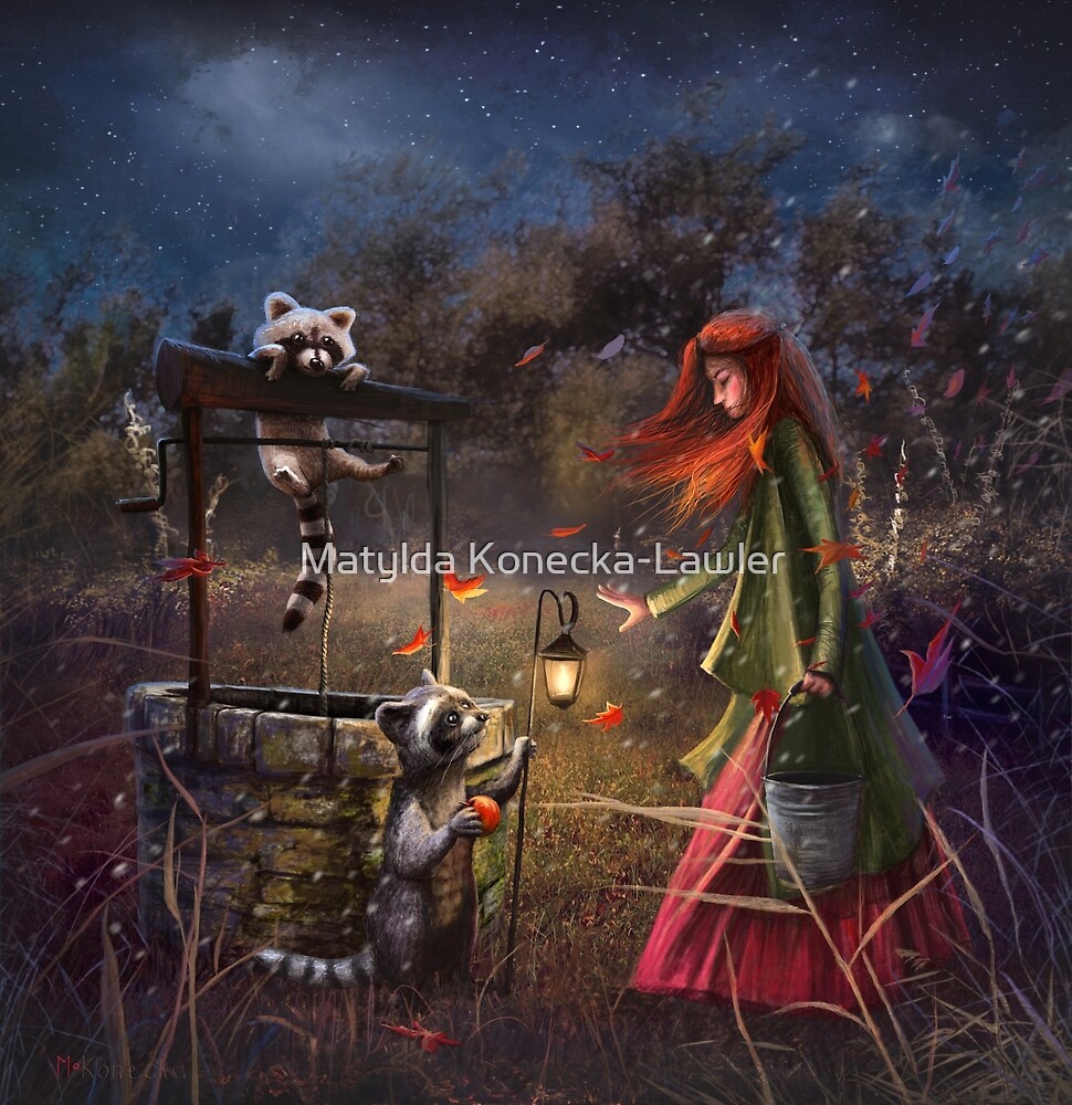 ""First Snow"" by Matylda Konecka Art | Redbubble