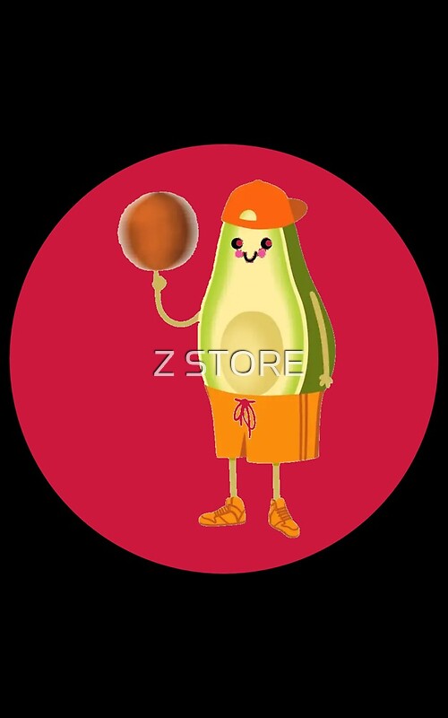 "avocado playing ball " by Z STORE | Redbubble