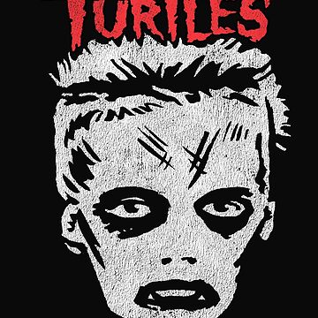 "I Like Turtles Zombie Boy Skull Face " Classic T-Shirt for Sale by Ben ...