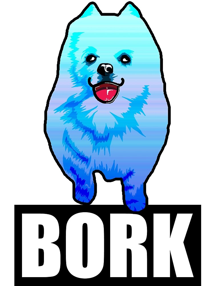 "Gabe the dog "Retro Bork"" by DANKBEANS | Redbubble