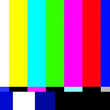 "TV Error Screen" Canvas Print for Sale by BreadArt | Redbubble