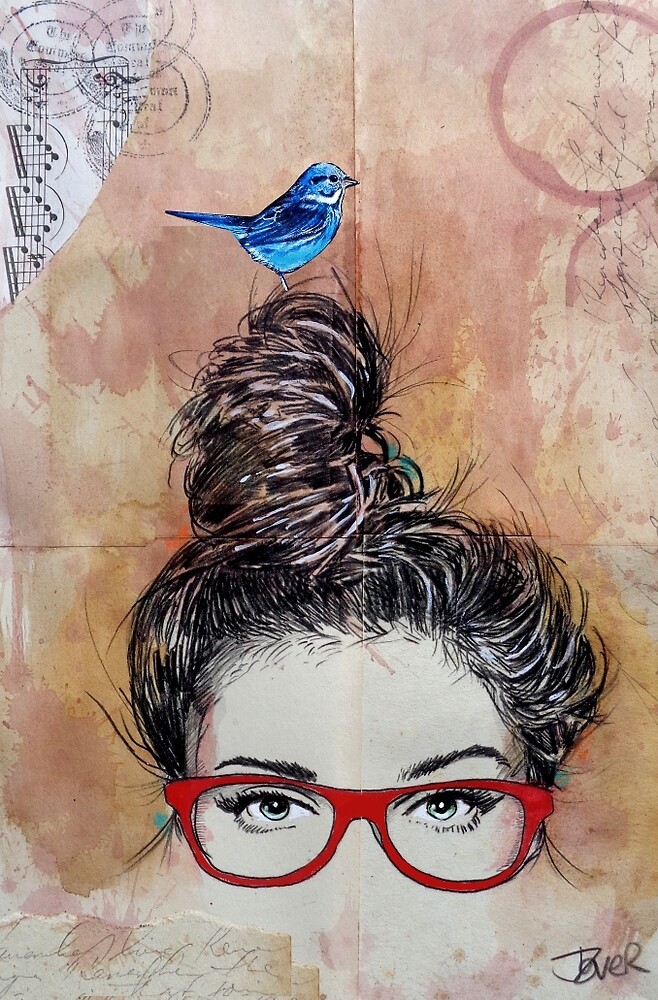 "bird head" by Loui Jover | Redbubble