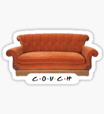 Friends Couch Stickers | Redbubble