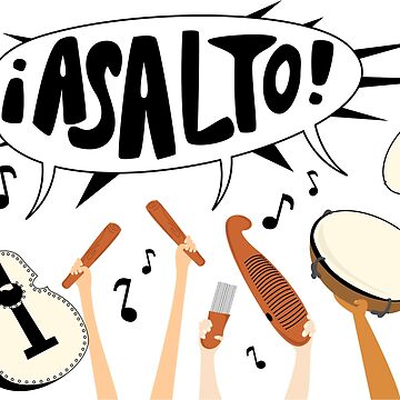 Póster con la obra «Puerto Rico Parranda Navidad Asalto Navideño ...