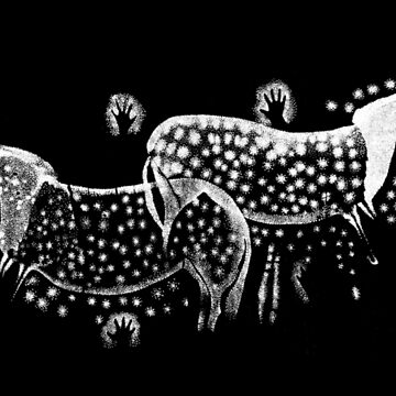 "Dappled Horses of Pech Merle Cave Painting" Canvas Print for Sale by ...