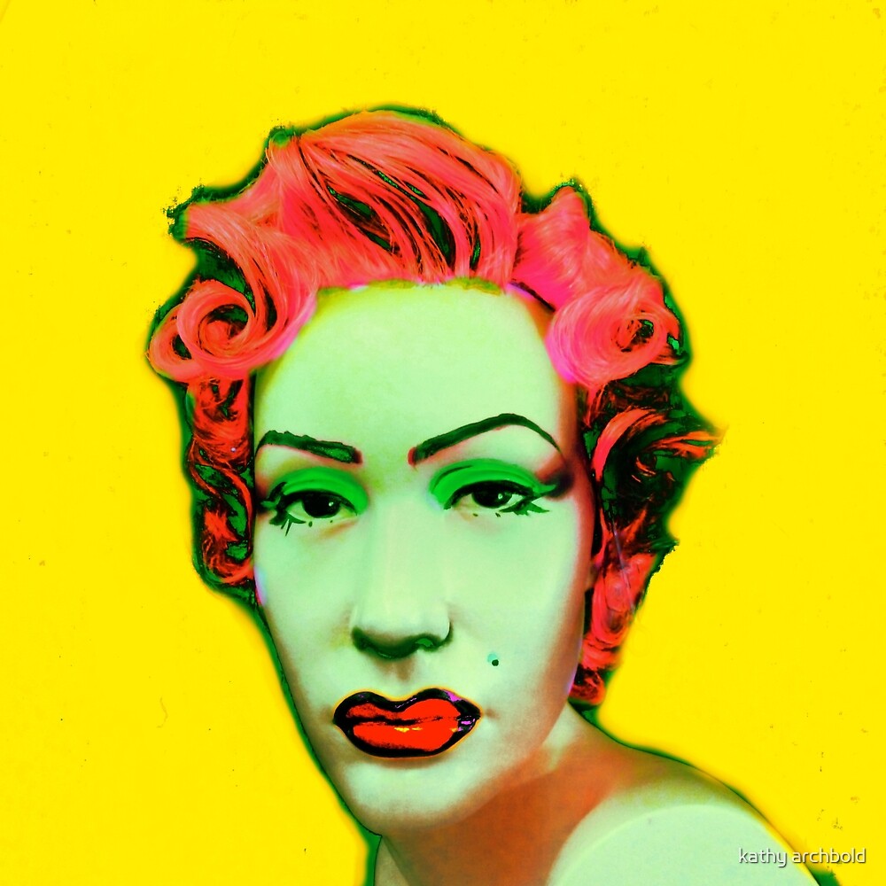"warhol marilyn 3" by kathy archbold | Redbubble