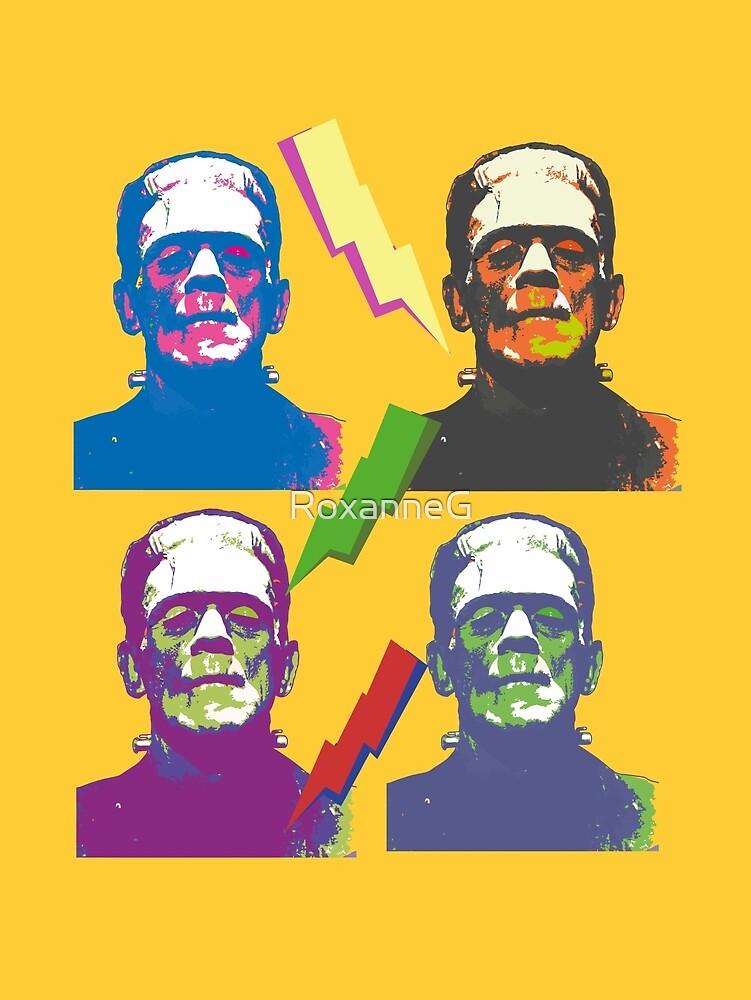 "Frankenstein (Pop Art) " by RoxanneG | Redbubble