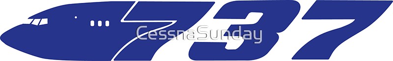 Boeing 737: Stickers | Redbubble
