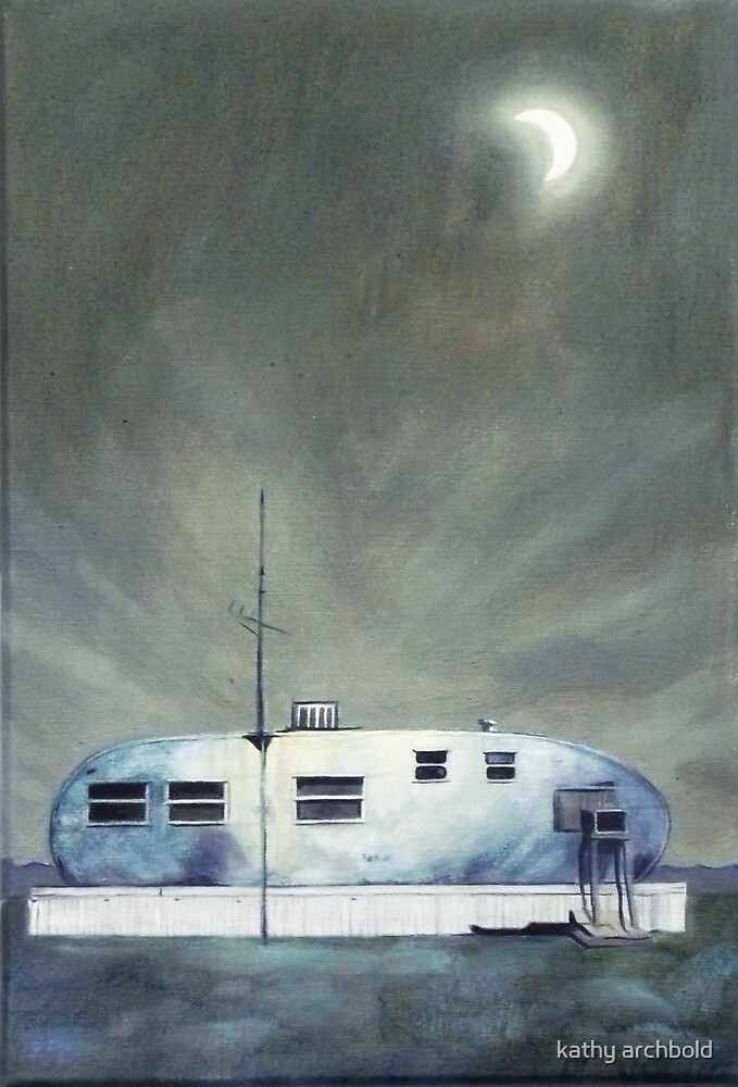 "Trailer Painting" by kathy archbold | Redbubble
