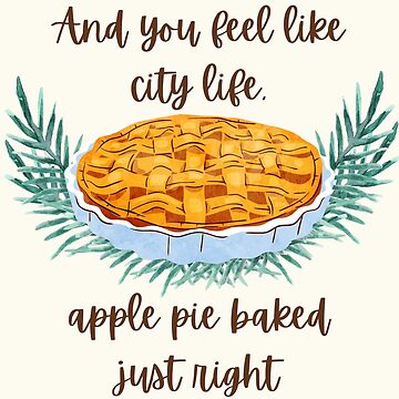 "Lizzy McAlpine "Apple Pie"" Sticker for Sale by CakelessWolf | Redbubble