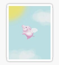 Flying Pig: Stickers | Redbubble
