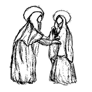 "The Visitation" Sticker for Sale by Abbyifyouwill | Redbubble