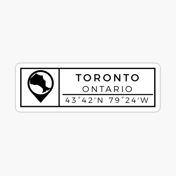 Toronto Stickers | Redbubble