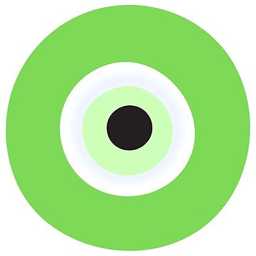 "evil eye - light green (nazar)" Sticker for Sale by mars minaj | Redbubble