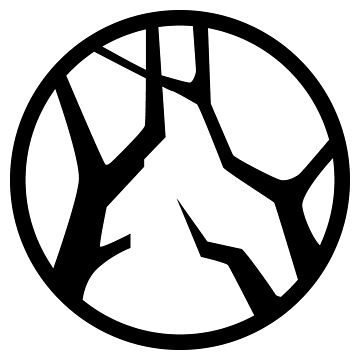 "Black and White Symbol of the Strangers (Echoes of the Eye)" Tri-blend ...