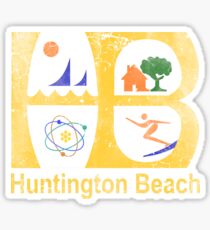 Huntington Beach: Stickers | Redbubble
