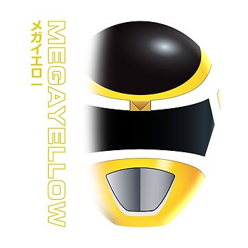 "MegaYellow MegaRanger" Sticker for Sale by blackregent | Redbubble
