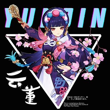"Genshin Impact YunJin - Yun Jin" Sticker for Sale by Omagatoki | Redbubble