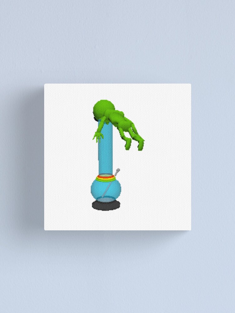 "alien smoking a giant bong" Canvas Print by scotter1995 | Redbubble