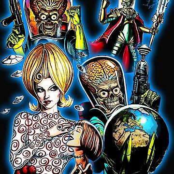 "Mars Attacks" Classic T-Shirt for Sale by American Artist | Redbubble