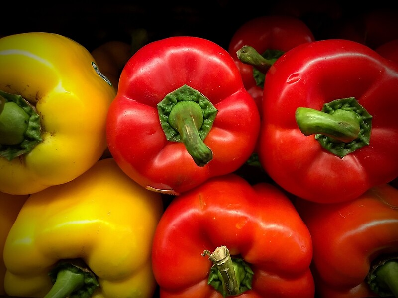 "Garden Bounty - Peppers" by Douglas E. Welch | Redbubble