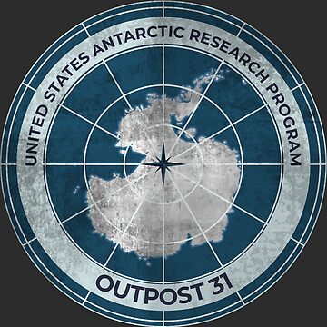 "The Thing - Outpost 31 badge - distressed" Throw Blanket for Sale by ...