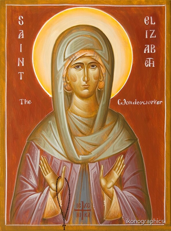 "St Elizabeth the Wonderworker" by ikonographics | Redbubble