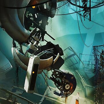 "Portal 2 Hanging Robot " Poster for Sale by Vintage-Travler | Redbubble