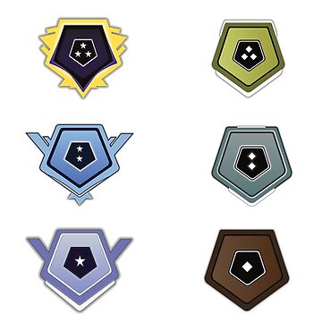 "Halo Infinite Ranked Badges" Sticker for Sale by StuffnSuch | Redbubble