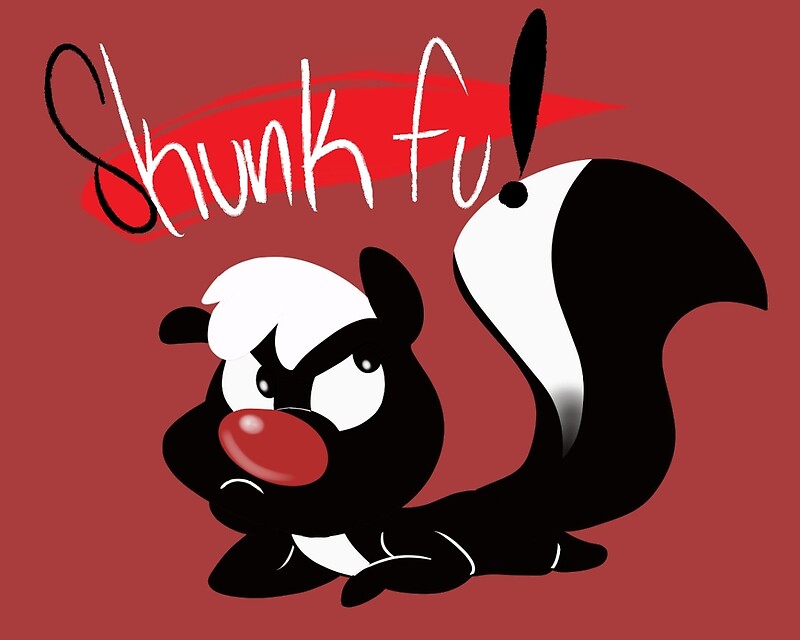 "Skunk Fu!" by Solratic | Redbubble