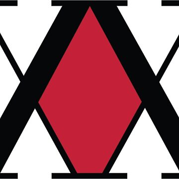 "Hunter Red X Red" Sticker by MvrcoPolo | Redbubble