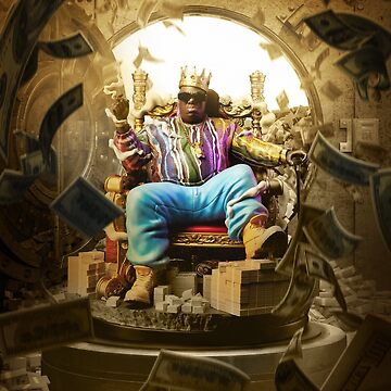 "The Rap BIG Like King Sit In Throne Poster" Poster for Sale by wamena ...