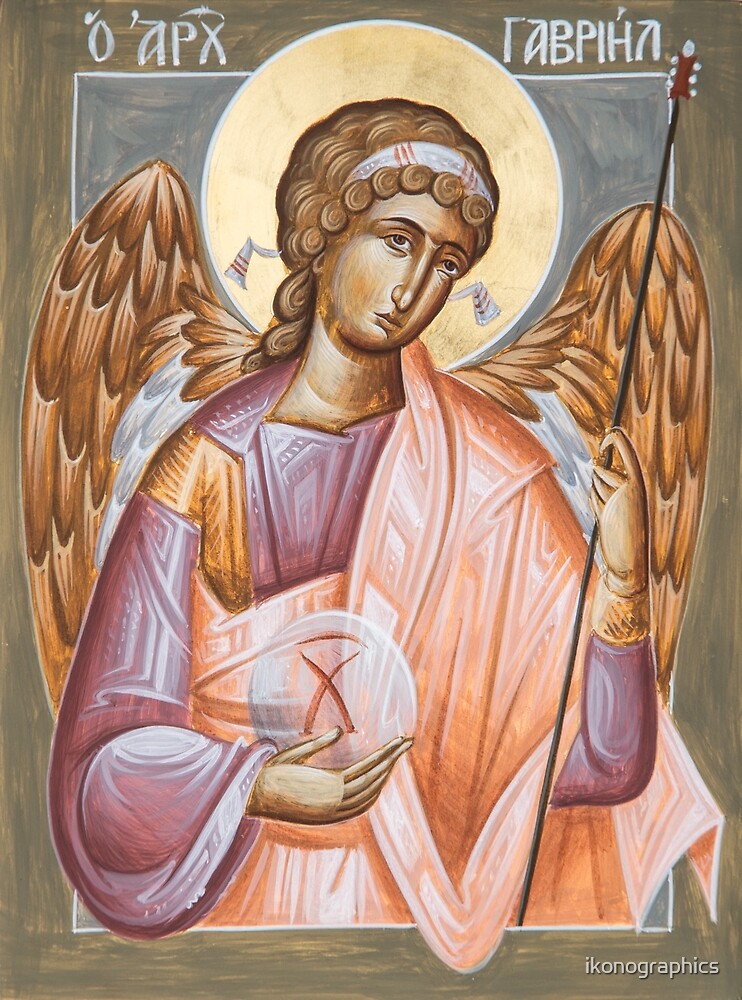 "Archangel Gabriel" by ikonographics | Redbubble