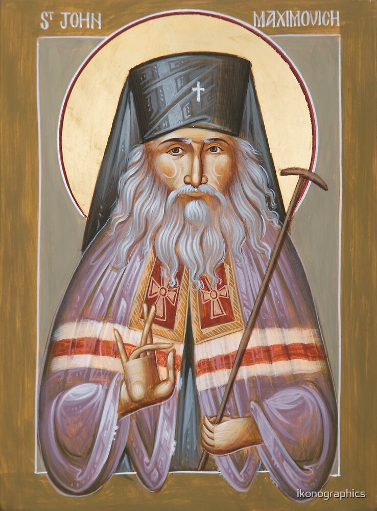 "St John of Shanghai and San Francisco" by ikonographics | Redbubble