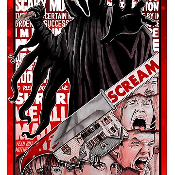"Scream " Poster for Sale by asylumartz | Redbubble