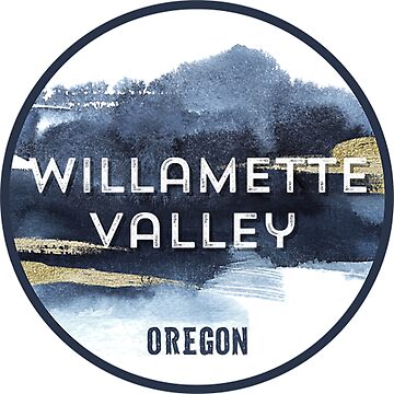 "Willamette Valley Oregon T-ShirtWillamette Valley, Oregon Watercolor ...