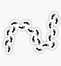 Footprints: Stickers | Redbubble