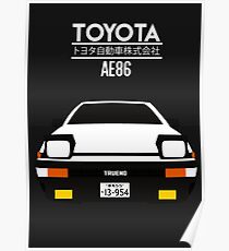 Toyota Ae86: Posters | Redbubble