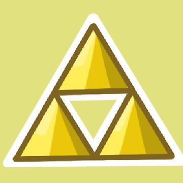 "Cute Triforce" Sticker for Sale by raeroart | Redbubble