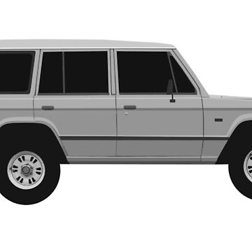 "Pajero-montero-side" Sticker for Sale by MandalaPics | Redbubble