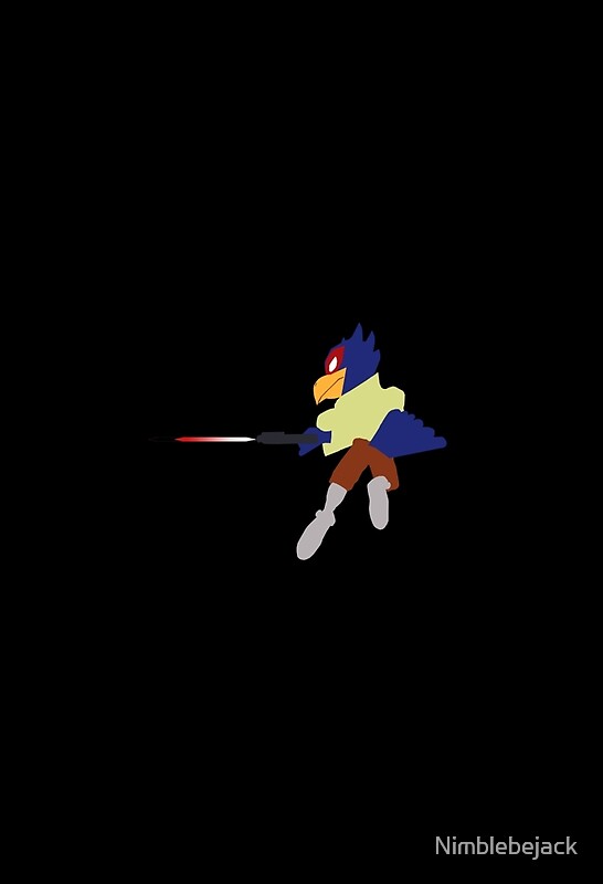 "Falco Laser on Black" by Nimblebejack | Redbubble