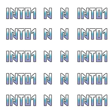 "INTO1 Logo Mini-Stickers - Ziyaolan Stripes II" Sticker for Sale by ...