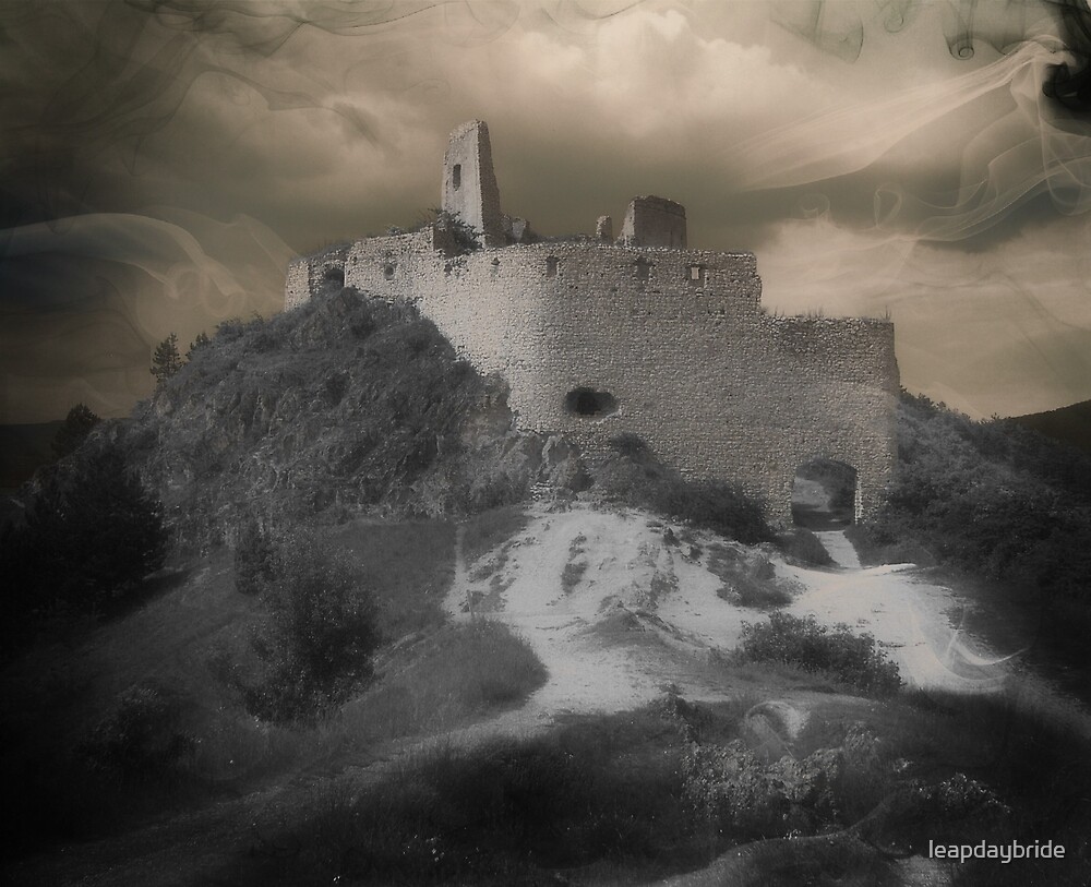 "The Ruins of Čachtice Castle ~ Home of Lady Elizabeth Báthory" by ...
