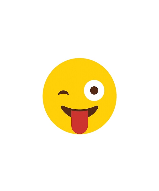 "Tongue Poke Emoji" by cendav | Redbubble