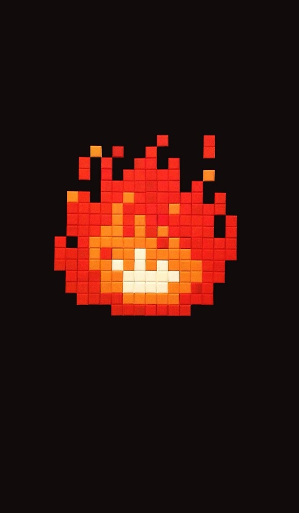 "Fire 8 Bit" by superbcase | Redbubble