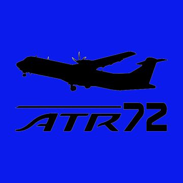 "ATR 72 SILHOUETTE PRINT " Sticker for Sale by Ljubomir Cvijovic ...
