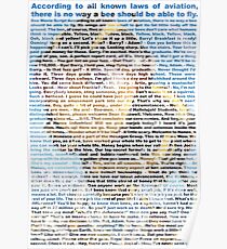 Bee Movie Script Meme: Posters | Redbubble