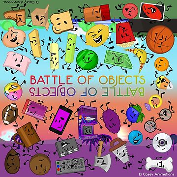 "Battle Of Objects Reversible Square" Acrylic Block for Sale by ...