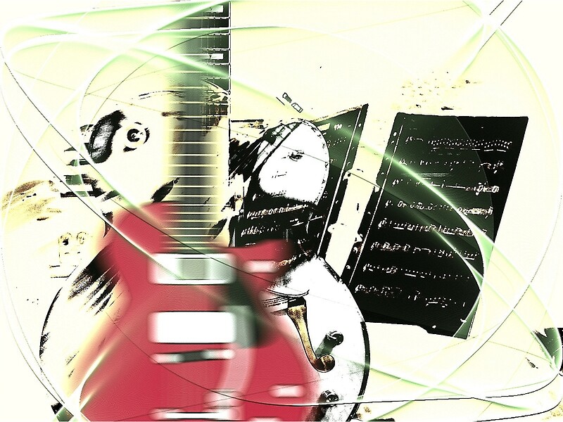 "Guitar Abstract - Gifts for Musicians and Music Teachers" by Aquaren ...