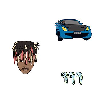"Juice Wrld Sticker Pack" Sticker for Sale by Jamie Neufeld | Redbubble